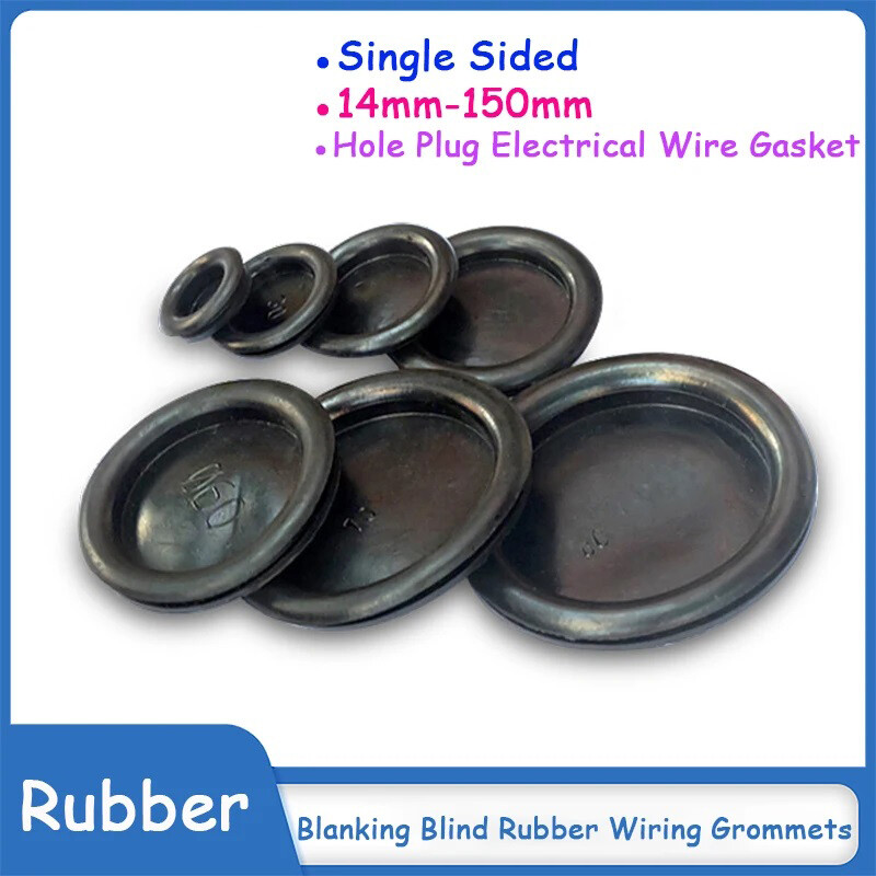 Single Sided Rubber Armature Rubber Grommets Wire Protector 14mm~150mm ...