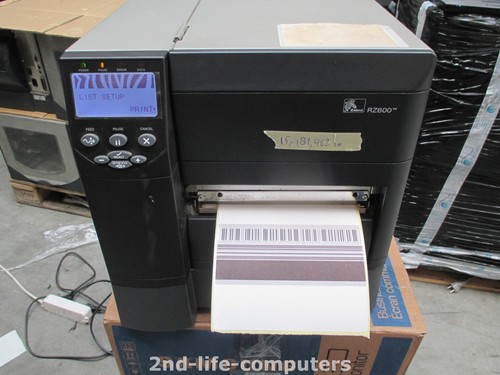 Zebra RZ600 RZ600-200E-010R1 Label RFID Printer USB NETWORK ZM600 ...