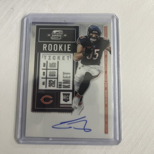2020 Contenders Optic Cole Kmet Rookie Ticket Auto Autograph RC #118 ...
