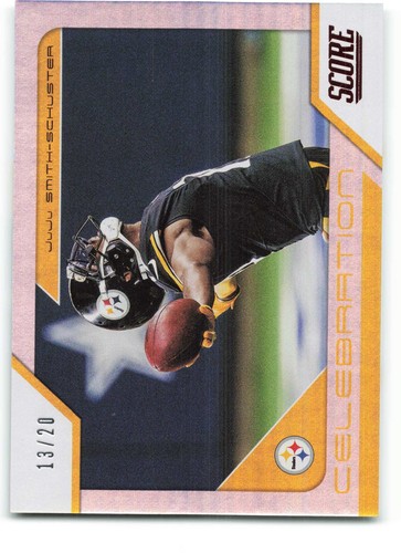 2021 Score Celebration Red Zone #18 JuJu Smith-Schuster NM-MT SER/20 Steelers | eBay