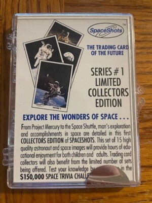 1990 SPACE SHOTS - SEALED Series 1 NASA Trading Card Pack (15) RARE | eBay