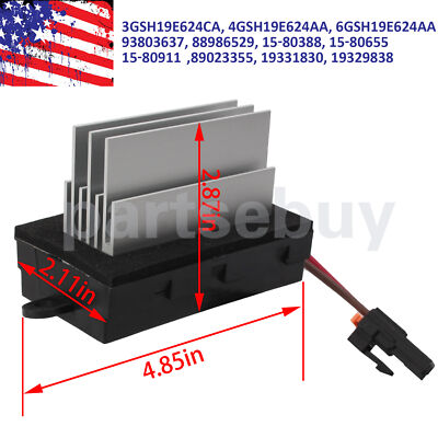 Blower Motor Resistor For HUMMER H2 Heater Blower Motor Fan 19331830 ...