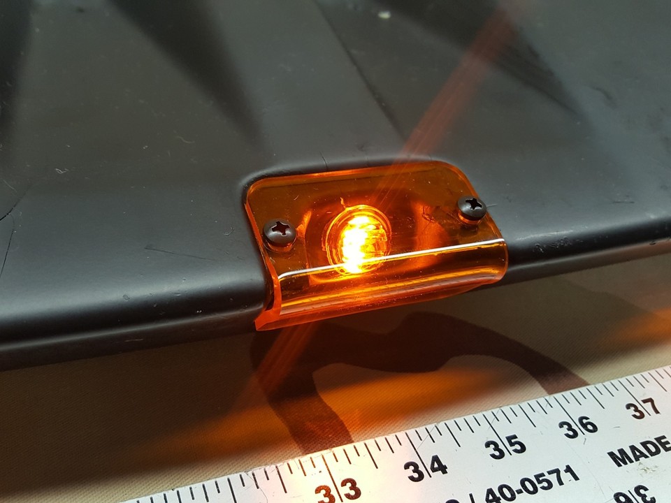 (5) New HD Lund Replacement Lens Lenses Orange Amber Hardware Set Cab ...