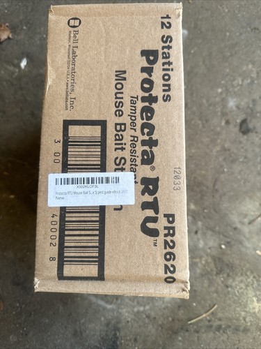 12 Protecta RTU Mice / Mouse Control Bait Station Tamper Proof PR2620 ...