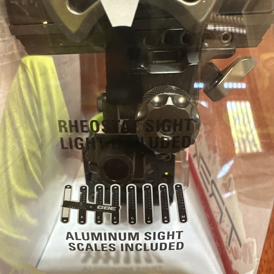 CBE Trek Adjustable Sight 1 Pin .019, Left Handed- New CBE-TKS-1-LH-19 ...