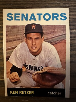 1964 Topps #277 Ken Retzer Baseball Card - Washington Senators | eBay