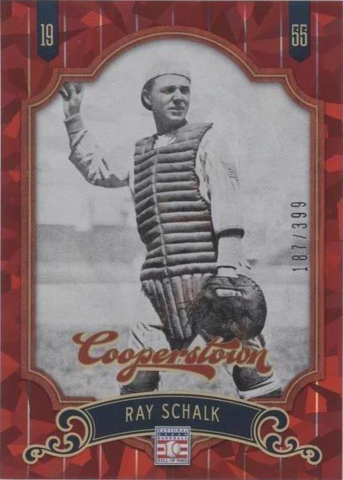 2012 Panini Cooperstown - Ray Schalk #60 Red Crystal Collection /399 ...