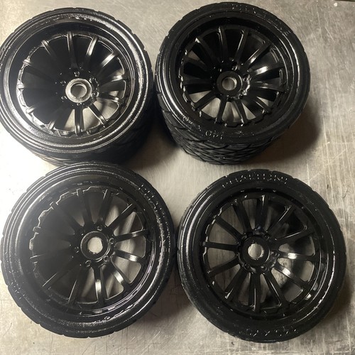4pcs 1/8 17mm Hex RC JLB Racing 140mm Tire Wheel Rim Metal On-Road 1/10 ...
