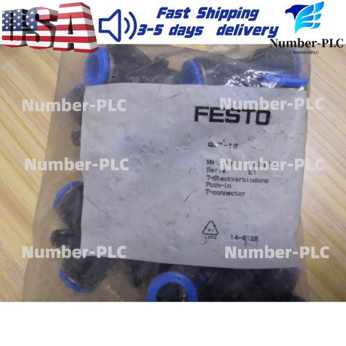5 PCS New Festo 153132 QST-12 Push-In T-Connector | eBay