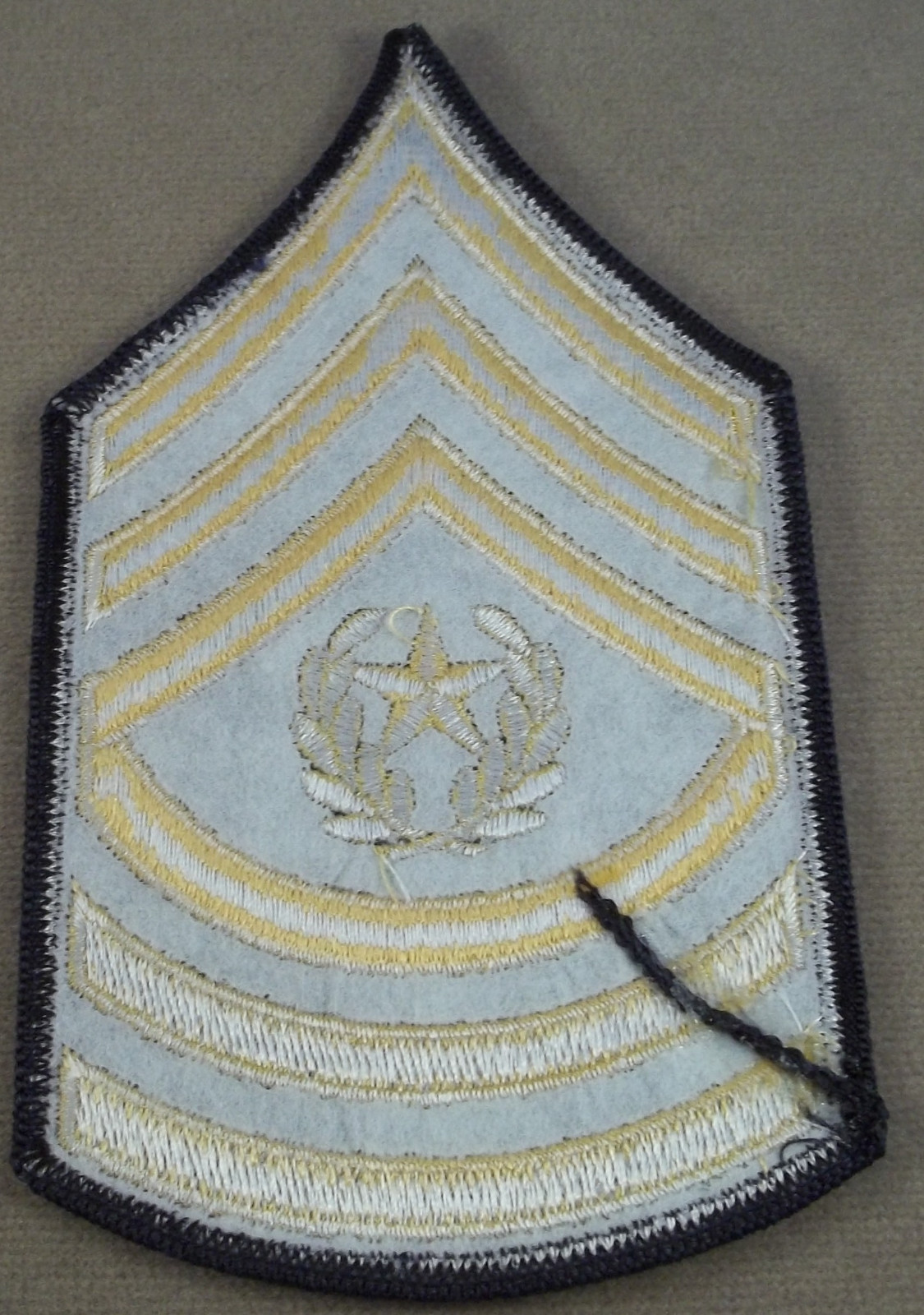Army ASU Large Sleeve Rank Insignia Command Sergeant Major E-9 Blue ...
