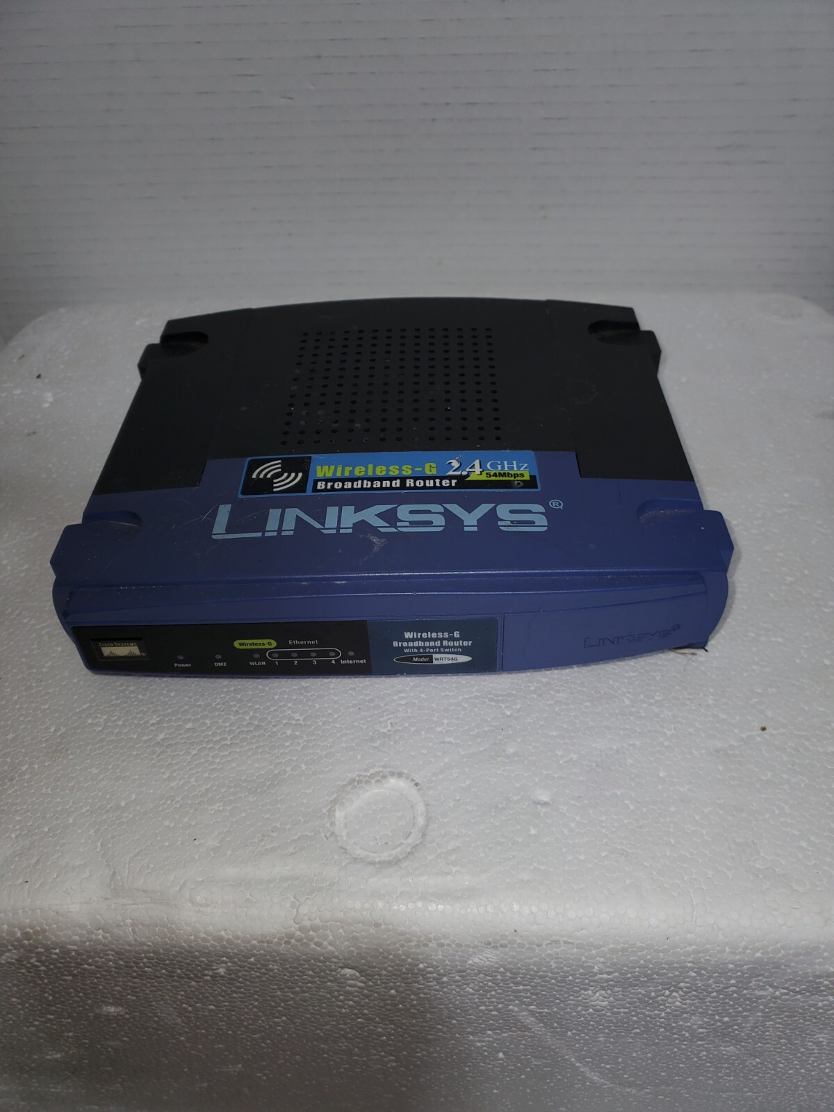 Linksys WRT54GS Ver 6 Wireless G 2.4 GHz Broadband Router 4-Port 54 ...