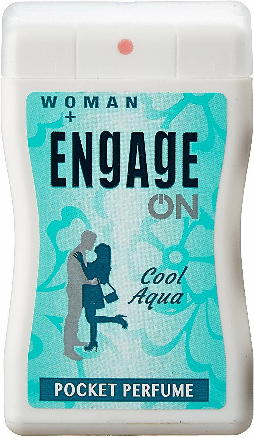 Engage ON Cool Aqua ,Sweet Blossom, Floral Fresh Pocket Perfume for ...