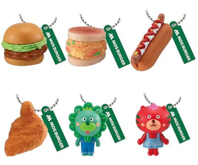 Mos Burger Miniature Charm 2 All 6 Pcs Set Capsule Toys Gashapon | eBay