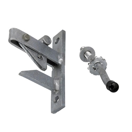Auto Galvanised Gate Catch 7" Garden Metal Field and Striker Self ...