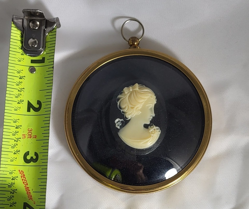 Lady In Cameo, From The Miniature World Of Peter Bates. Framed wall ...