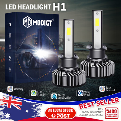 NEW H1 LED Headlight Bulbs White High-Low Beam Globes For Citroen C3 ...