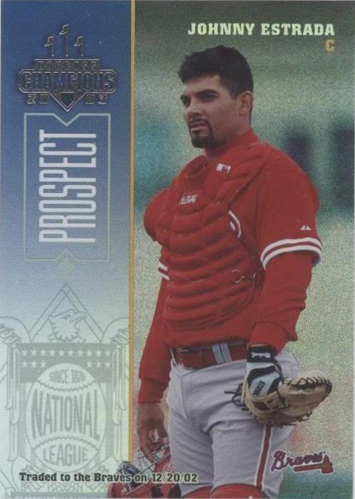 2003 Donruss Champions - Prospect Johnny Estrada #197 Holofoil /25 for ...