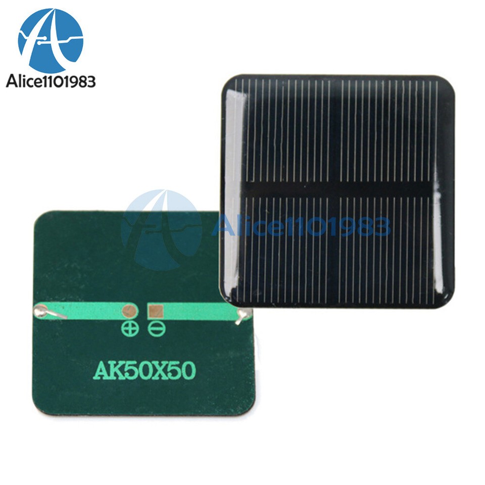 10PCS 2V 160mA 50*50MM Solar Panels DIY Chargers Monocrystalline ...