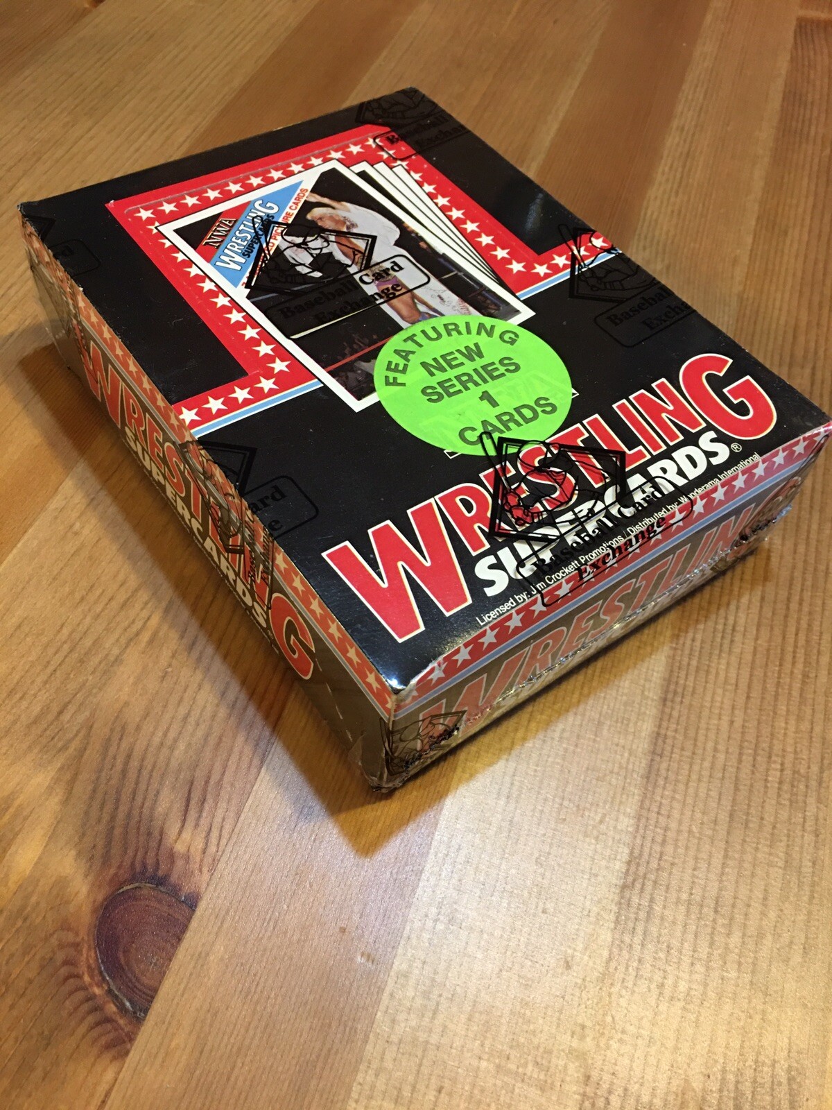 1988 Wonderama NWA/WCW Wrestling Cards Wax Pack Box-48 Packs-BBCE ...
