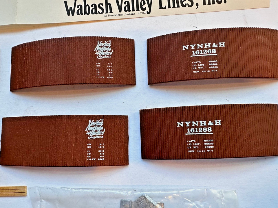 HO Scale NYNH&H Wooden Box Car Kit By QuicKits Collectors Special | eBay