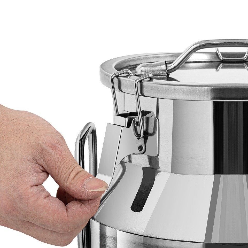 Stainless Steel Milk Can Wine Pail Bucket Milk Pail Storage Container ...