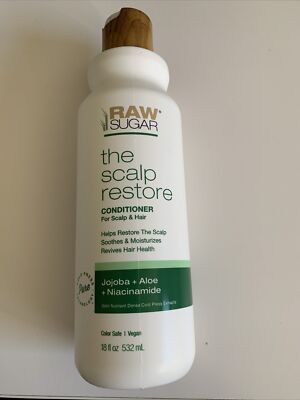 Raw Sugar Conditioner The Scalp Restore Jojoba + Aloe + Niacinamide ...