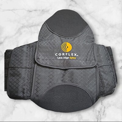 Corflex Outlast Lace Back Brace Size Small Medium Open Box. Compare To ...
