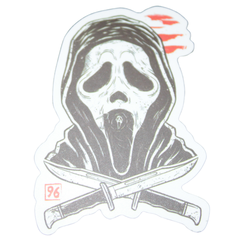 Scream Ghostface 96 Skull Crossbones Knives Halloween Horror Movie ...