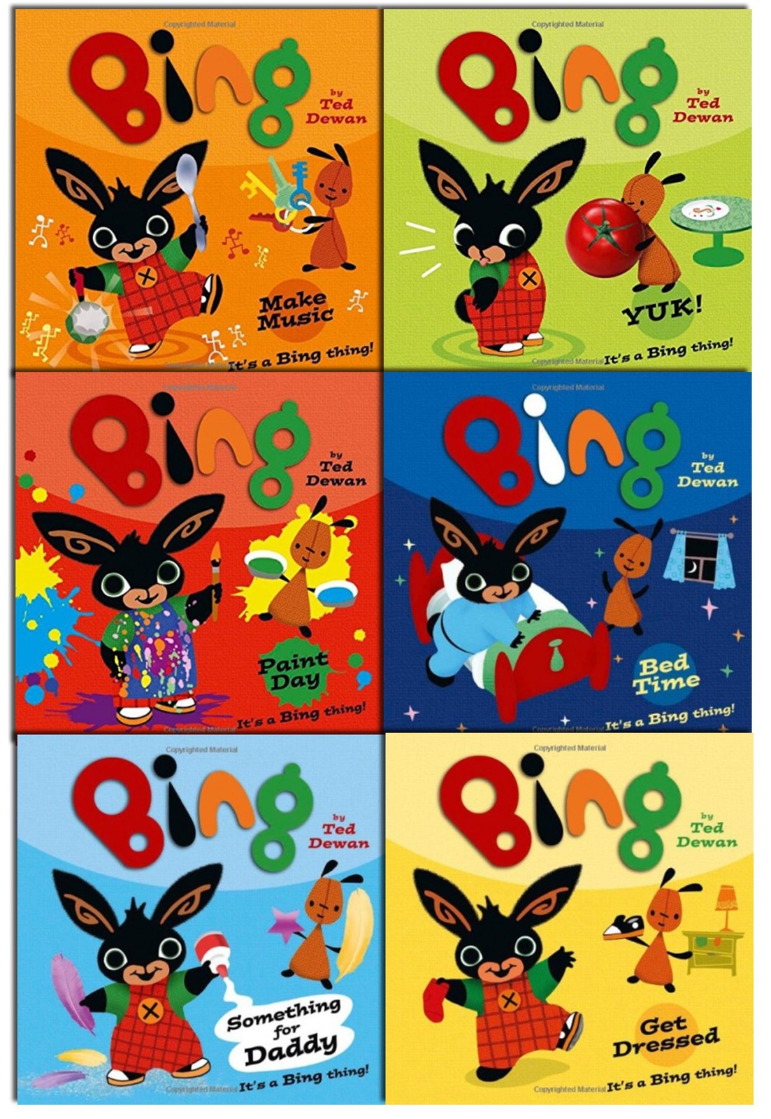 Bing As Seen On Tv - Bing 6 Children Story Books Collection Pack Set ...