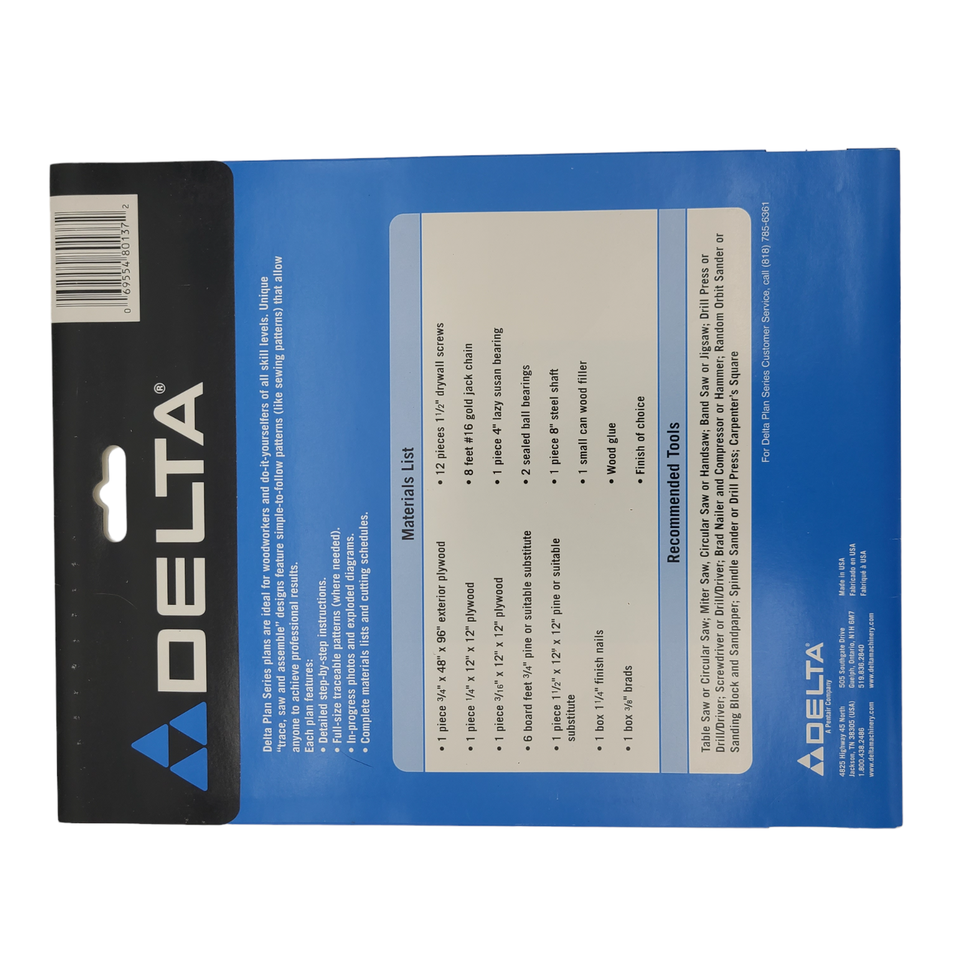 Delta Full Size Woodworking Plans Windmill 80-137 | eBay