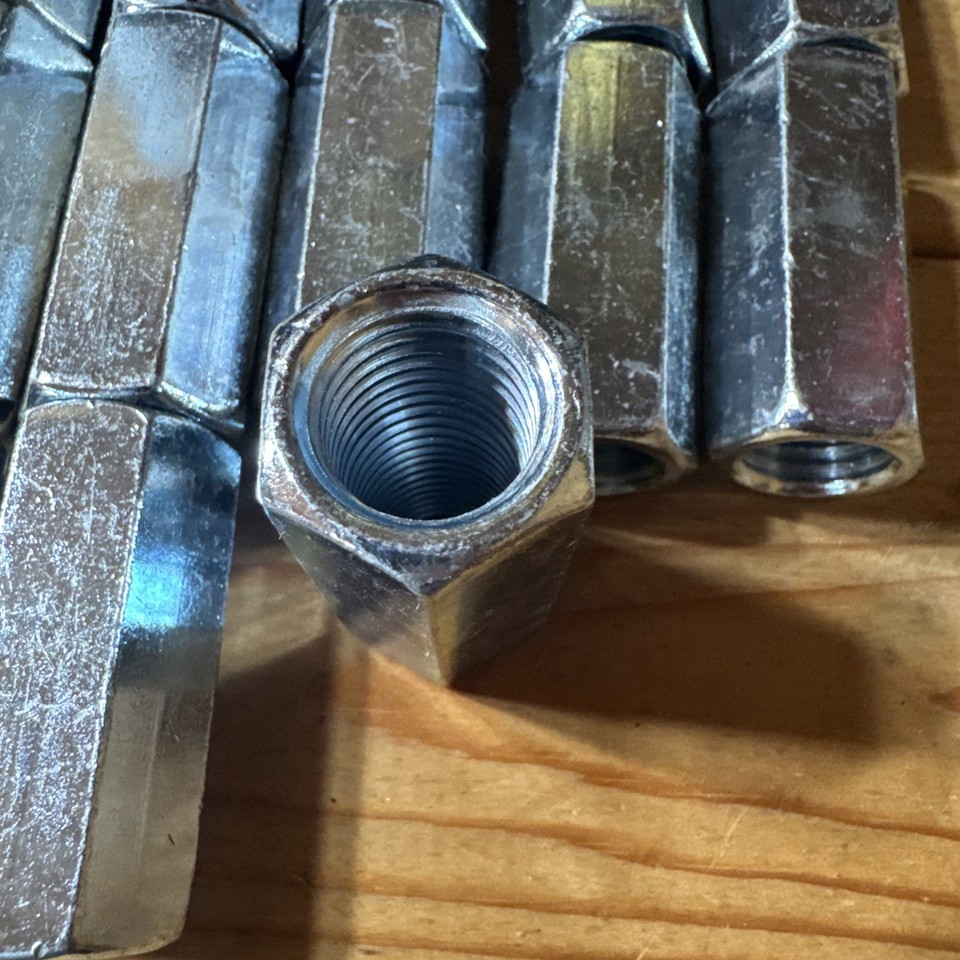 (13) Hex Coupling Nuts 3/4-10 x 1 x 2-1/4 Threaded Rod Connector Zinc ...