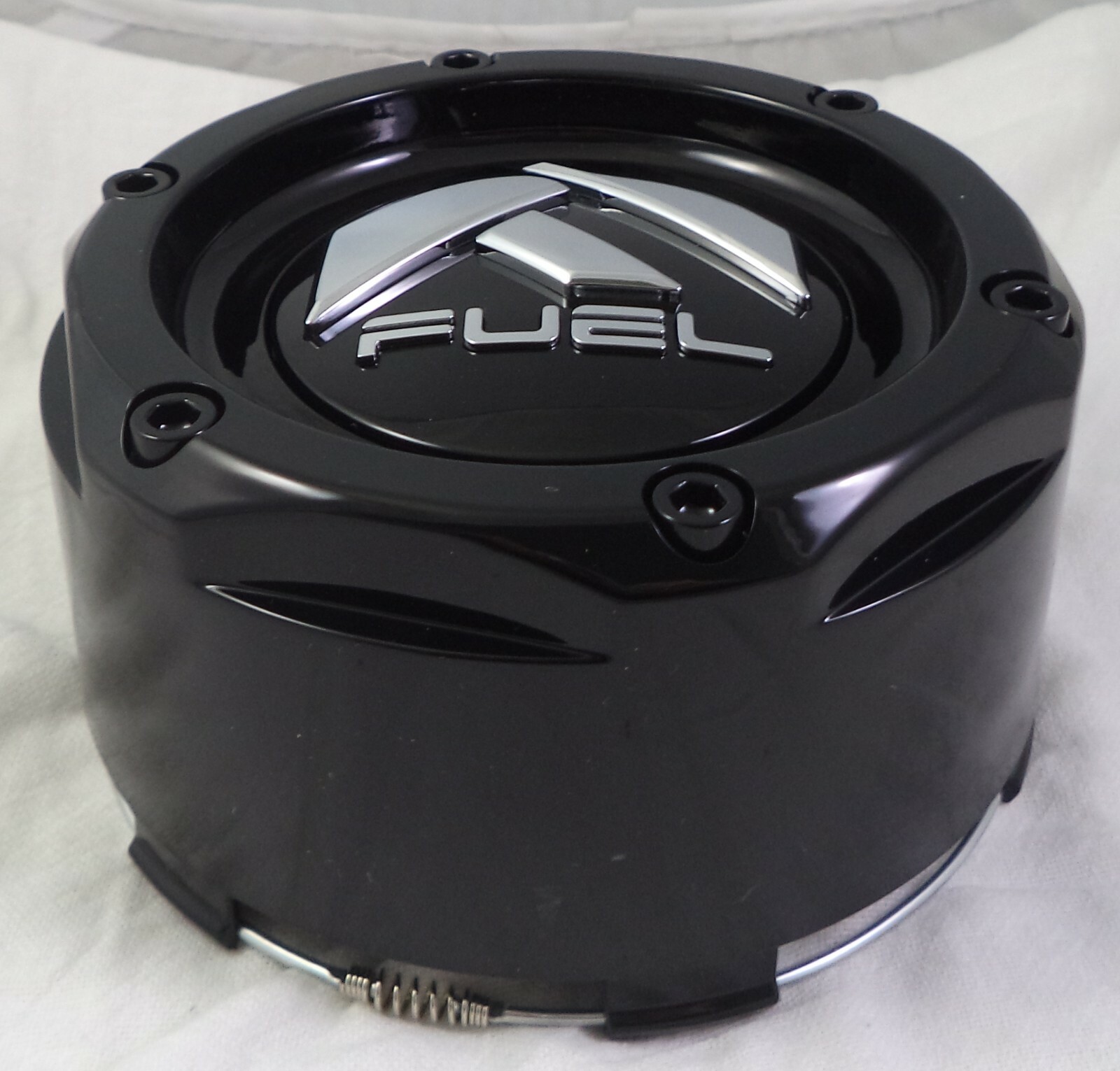 Fuel Wheels GLOSS BLACK Custom Wheel Center Caps # 1003-50SB NEW! (1 ...