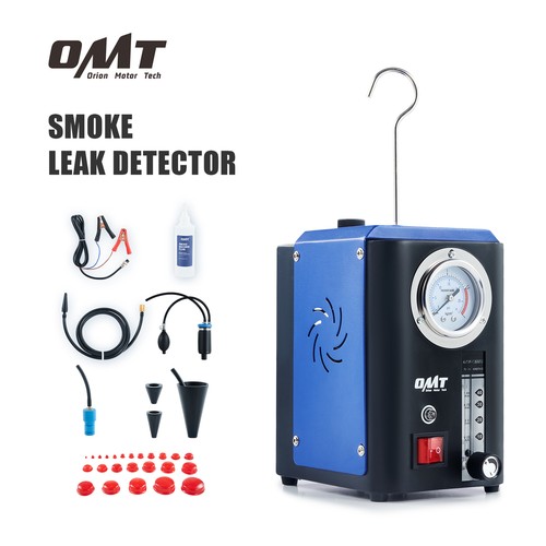 Smoke Machine with Pressure Gauge 24 Cap Plugs Mineral Oil for Auto ...