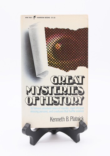 Great Mysteries of History by Kenneth B. Patrick, 1973 | eBay