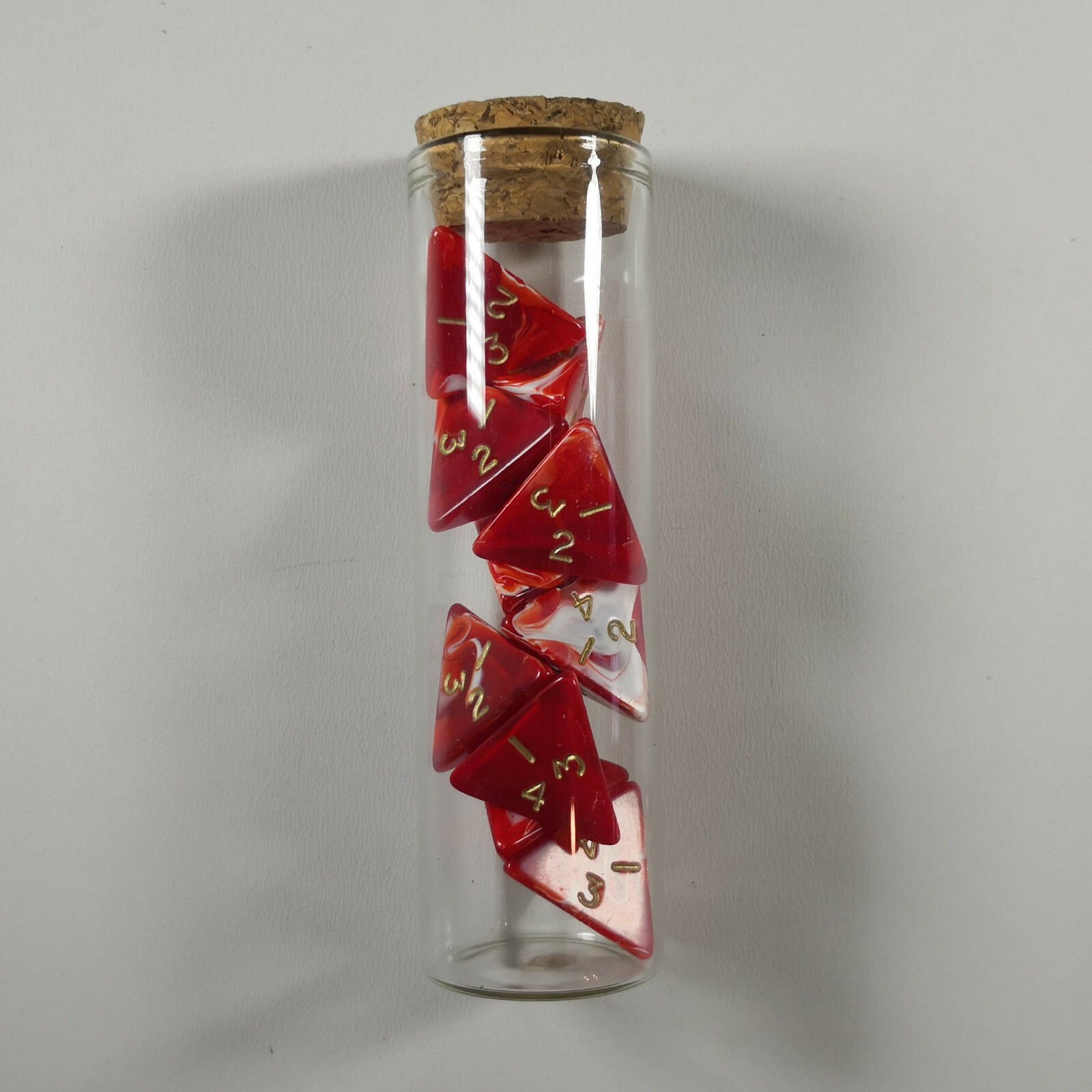 Marble Red Potion Of Healing Greater Superior Supreme Vial Set D4 Dice ...