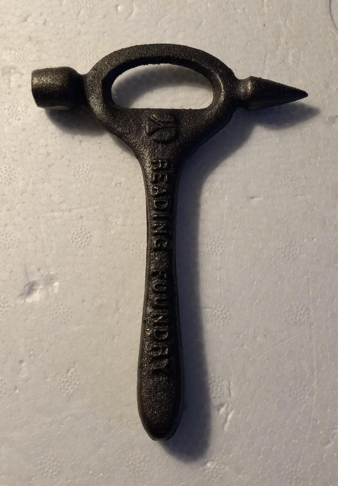 Reading Foundry Cast Iron Opener Collectible Home Garage Shop Decor | eBay