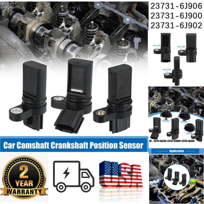3 Pcs Camshaft/Crankshaft Position Sensor for Infiniti Nissan Maxima ...
