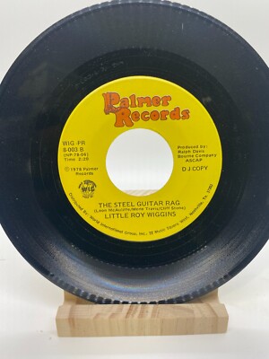 LITTLE ROY WIGGINS Mili / The Steel Guitar Rag PALMER 003 PROMO 45 7 ...