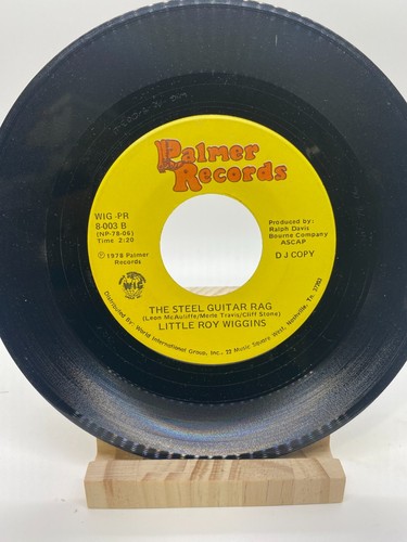 LITTLE ROY WIGGINS Mili / The Steel Guitar Rag PALMER 003 PROMO 45 7 ...
