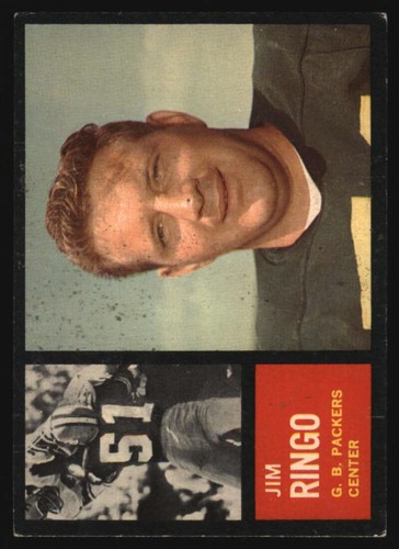 1962 Topps #68 Jim Ringo VGEX SP Packers 572238 | eBay