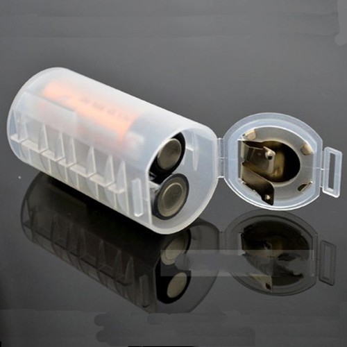 1pcs 2AA to D Size Battery Holder Conversion Adapter Switcher Converter ...