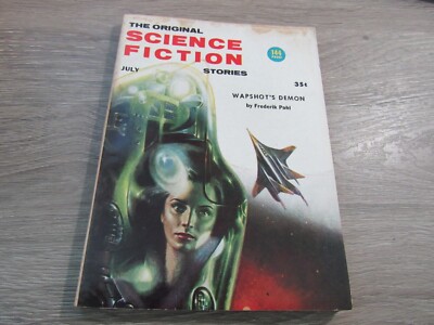 THE ORIGINAL SCIENCE FICTION STORIES 7/56 PULP SF DIGEST MAGAZINE EMSH ...