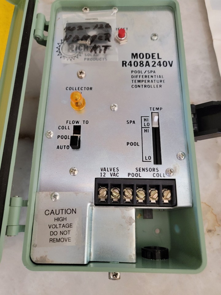 SOLAR POOL HEATING DIFFERENTIAL CONTROLLER RICHDEL R408A BRAND NEW NEW ...