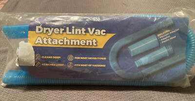Dryer Lint Vac Attachment NEW cleans deep for most dryer types | eBay