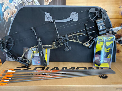 NEW Diamond Bowtech Infinite Edge XT CAMO Compound Bow UPGRADE PKG RH ...