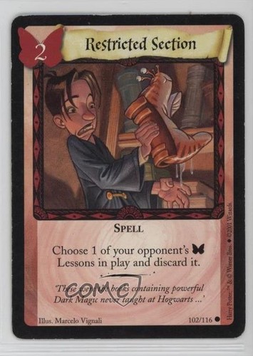2001 Harry Potter TCG Restricted Section #102 | eBay