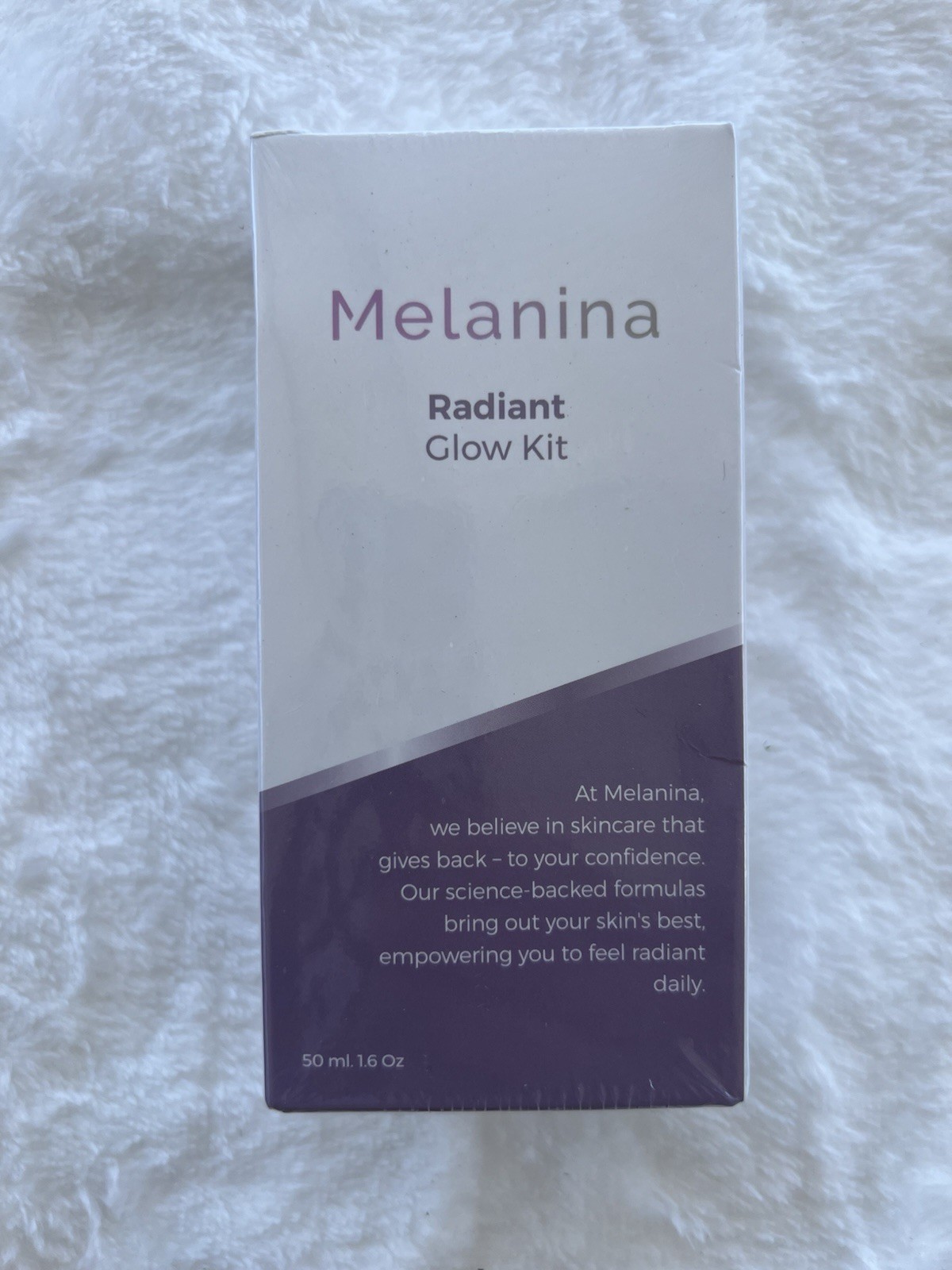 Melanina Radiant Glow Kit Brightening Day/Night Face Serum + Collagen ...