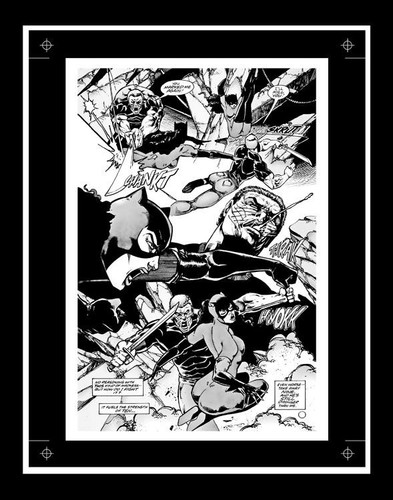 Jim Balent Catwoman #53 Rare Production Art Pg 15 Monotone | eBay