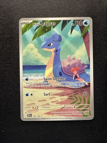 Misty's Lapras 194/182 Destined Rivals Illustration Rare NM | eBay