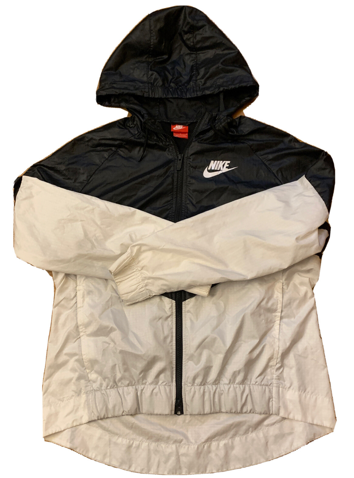 Nike Womens Windbreaker Jacket Hood Windrunner Vented… - Gem